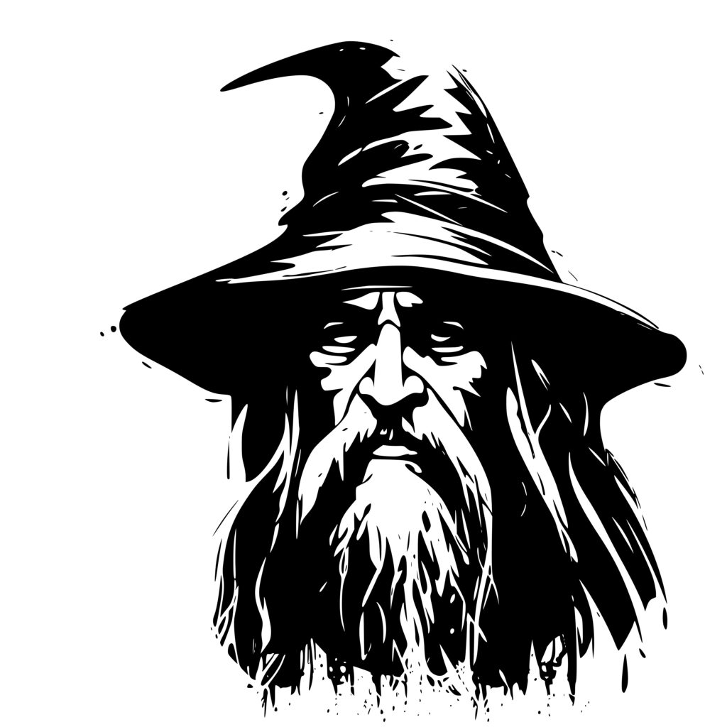 Wise Magician SVG File for Cricut, Silhouette, Laser Machines: Instant ...