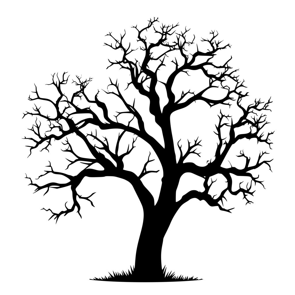 Winter Tree SVG Image: Instant Download for Cricut, Silhouette, Laser