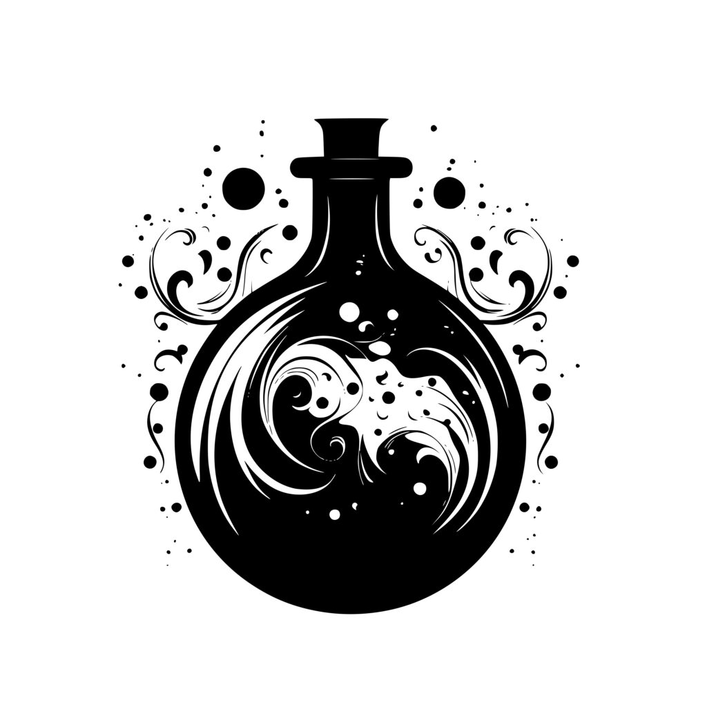 Swirling Potion Bottle – Creative Meadow