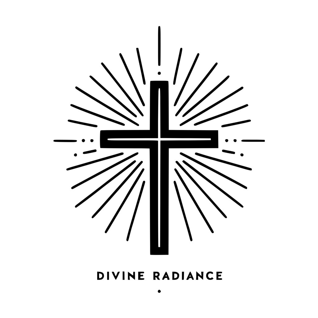 Radiant Divine Cross SVG File for Cricut, Silhouette, Laser Machines