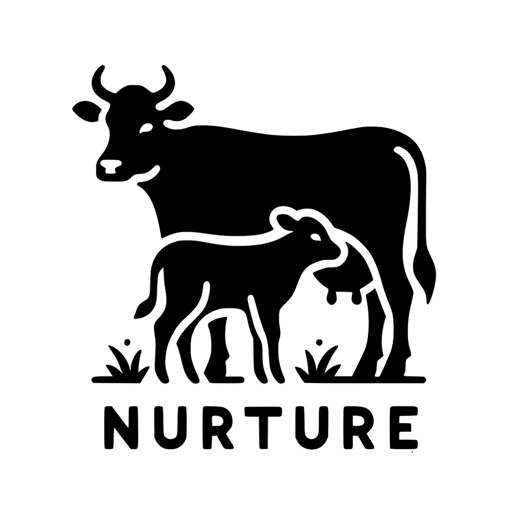 Cow and Calf Love SVG File: Instant Download for Cricut, Silhouette ...