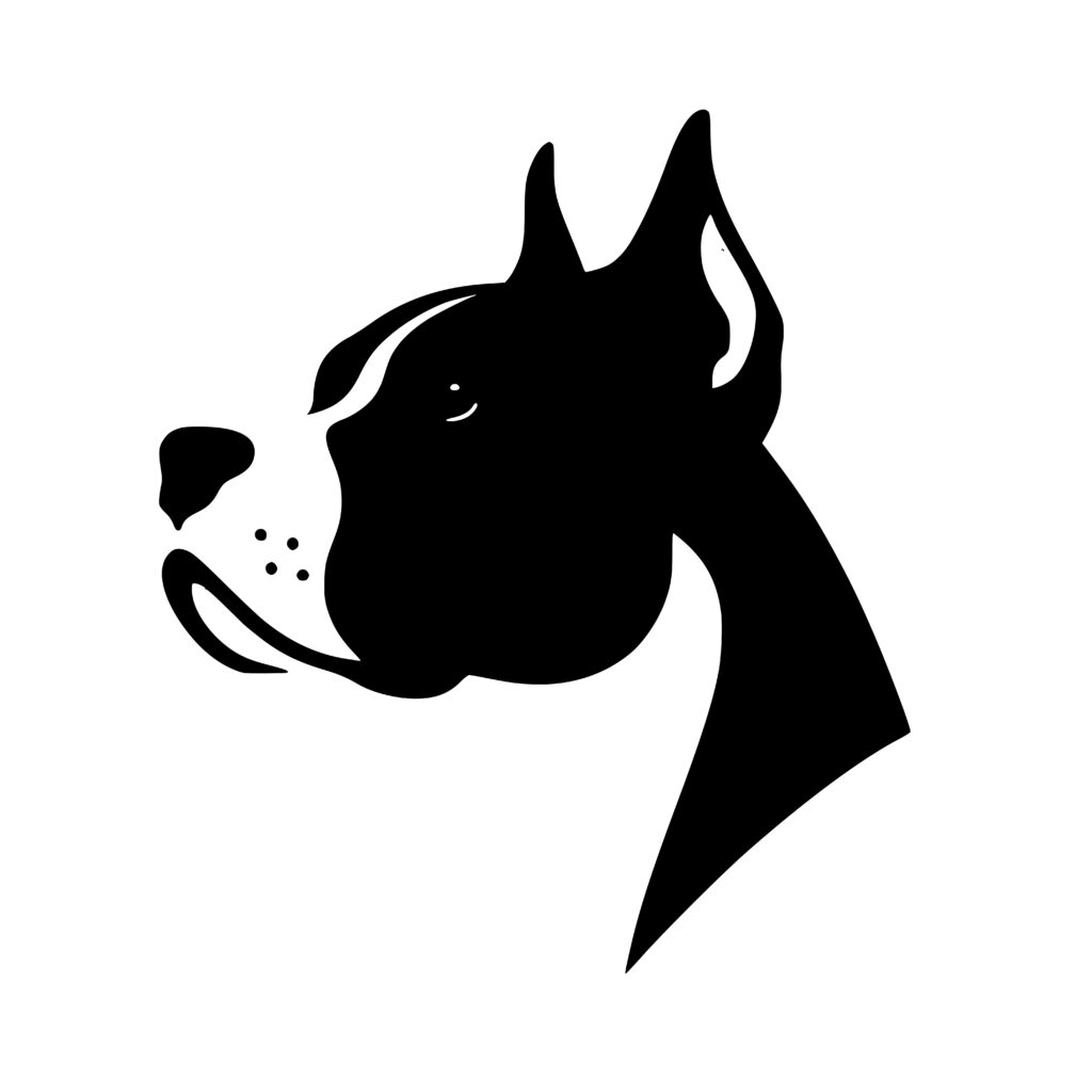 Pit Bull Profile SVG File: Instant Download for Cricut, Silhouette ...