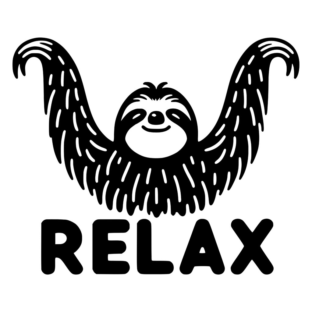 Sloth Relaxation Time – Creative Meadow