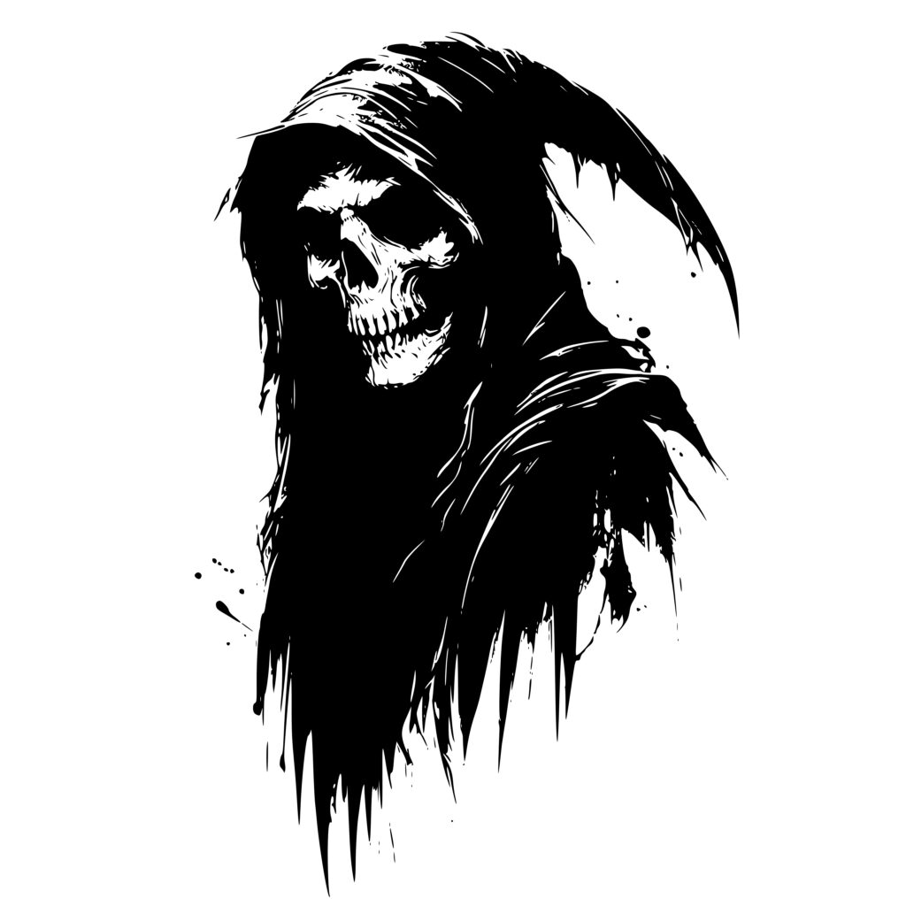 Skeletal Grim Reaper – Creative Meadow