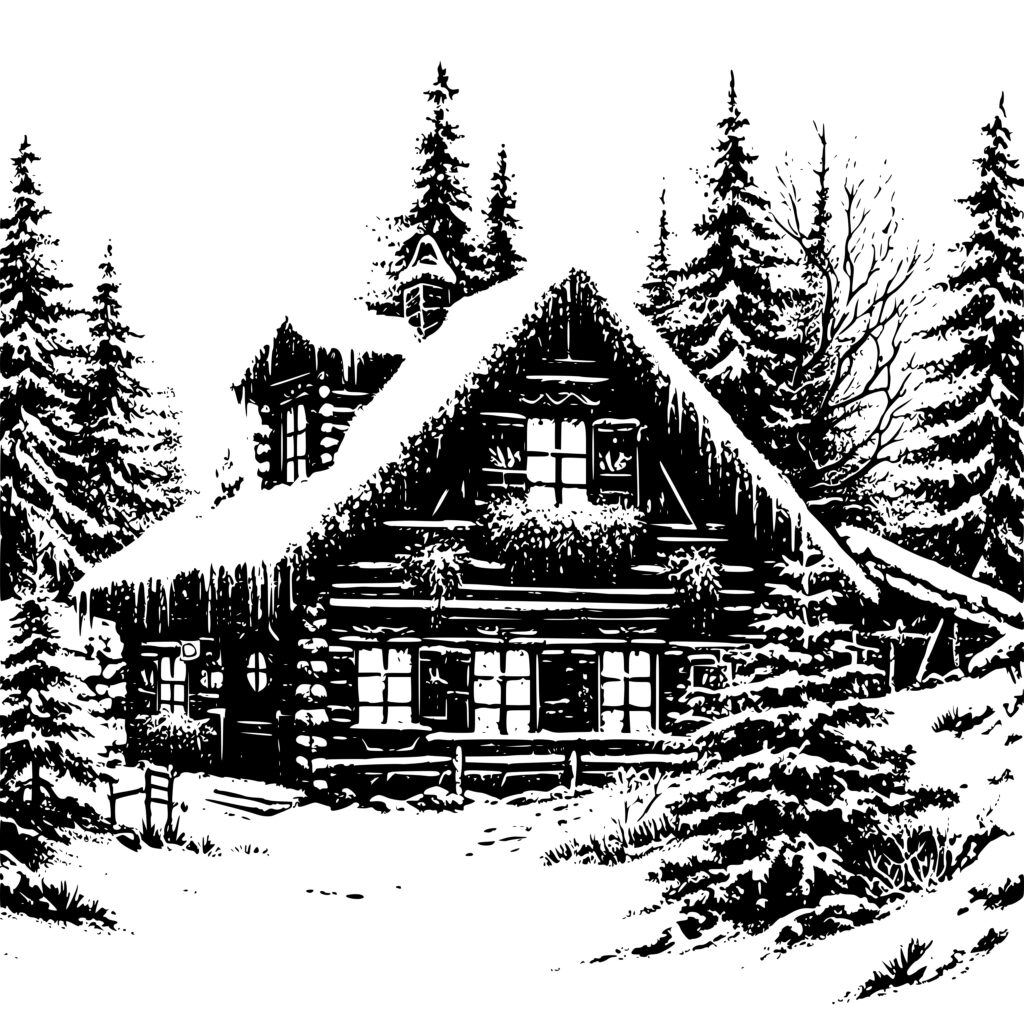 Snow-covered Cabin – Creative Meadow