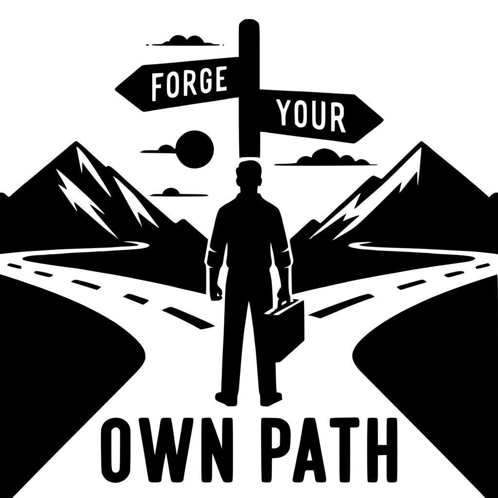 Crossroads Decision SVG/PNG/DXF Files for Cricut, Silhouette, Laser