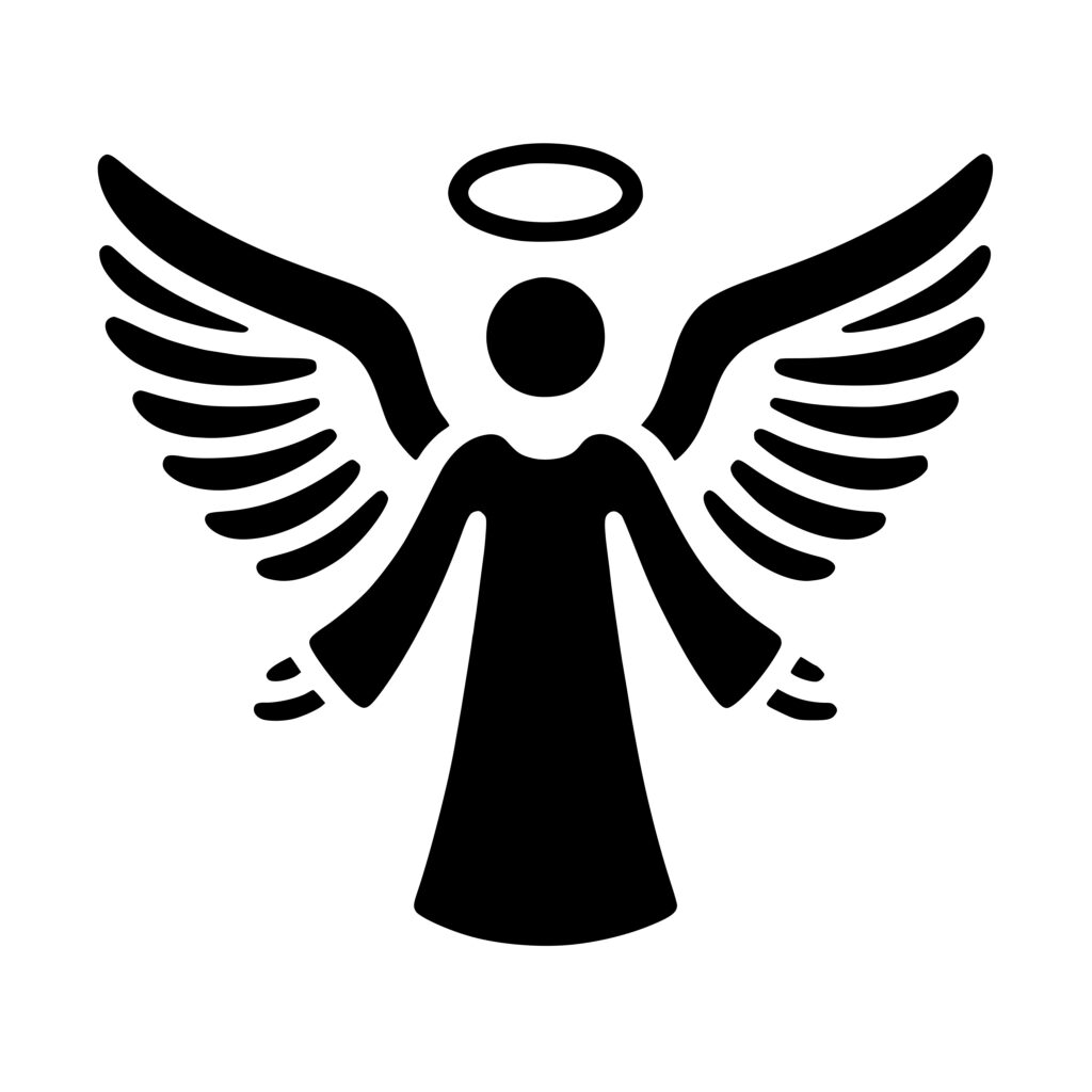 Graceful Angel SVG Image: Perfect for Cricut, Silhouette, Laser Machines