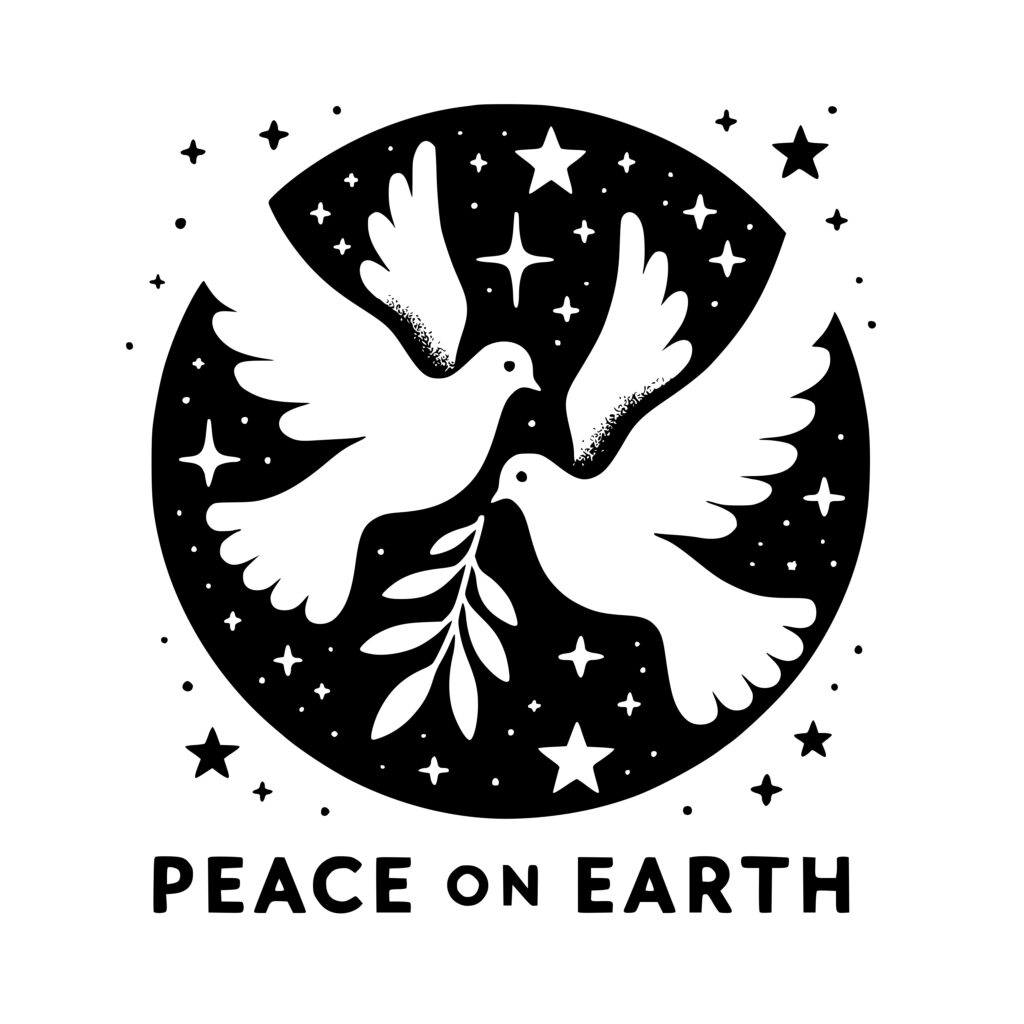 Doves of Peace SVG File for Cricut, Silhouette, and Laser Machines