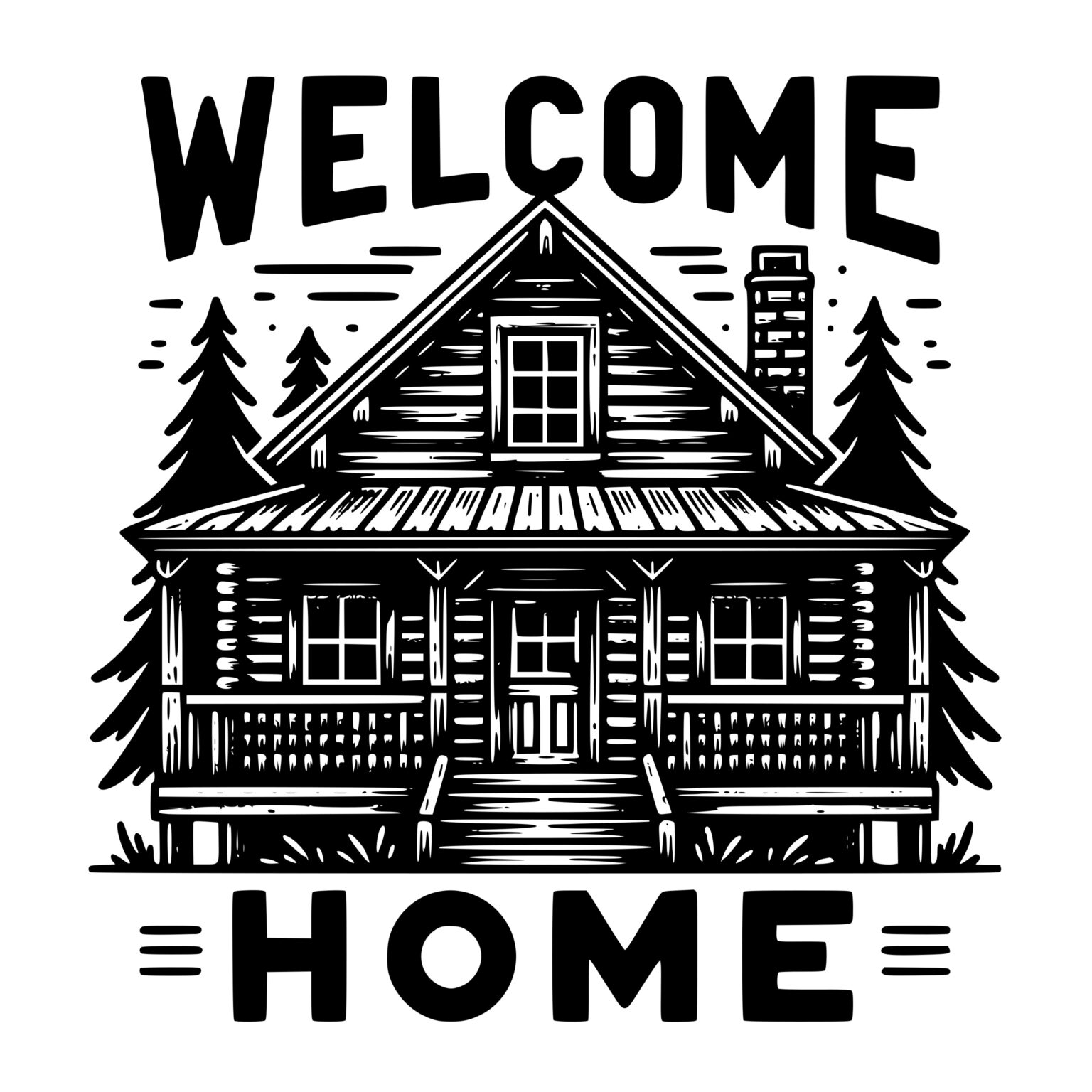 Rustic Cabins Bundle – 12 Instant Download Svg Images – Creative Meadow