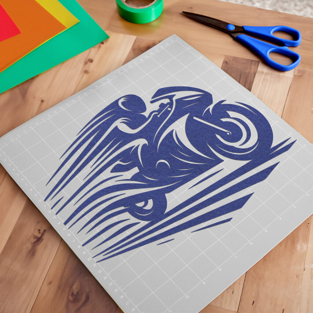 Speeding Motorcycle – Creative Meadow