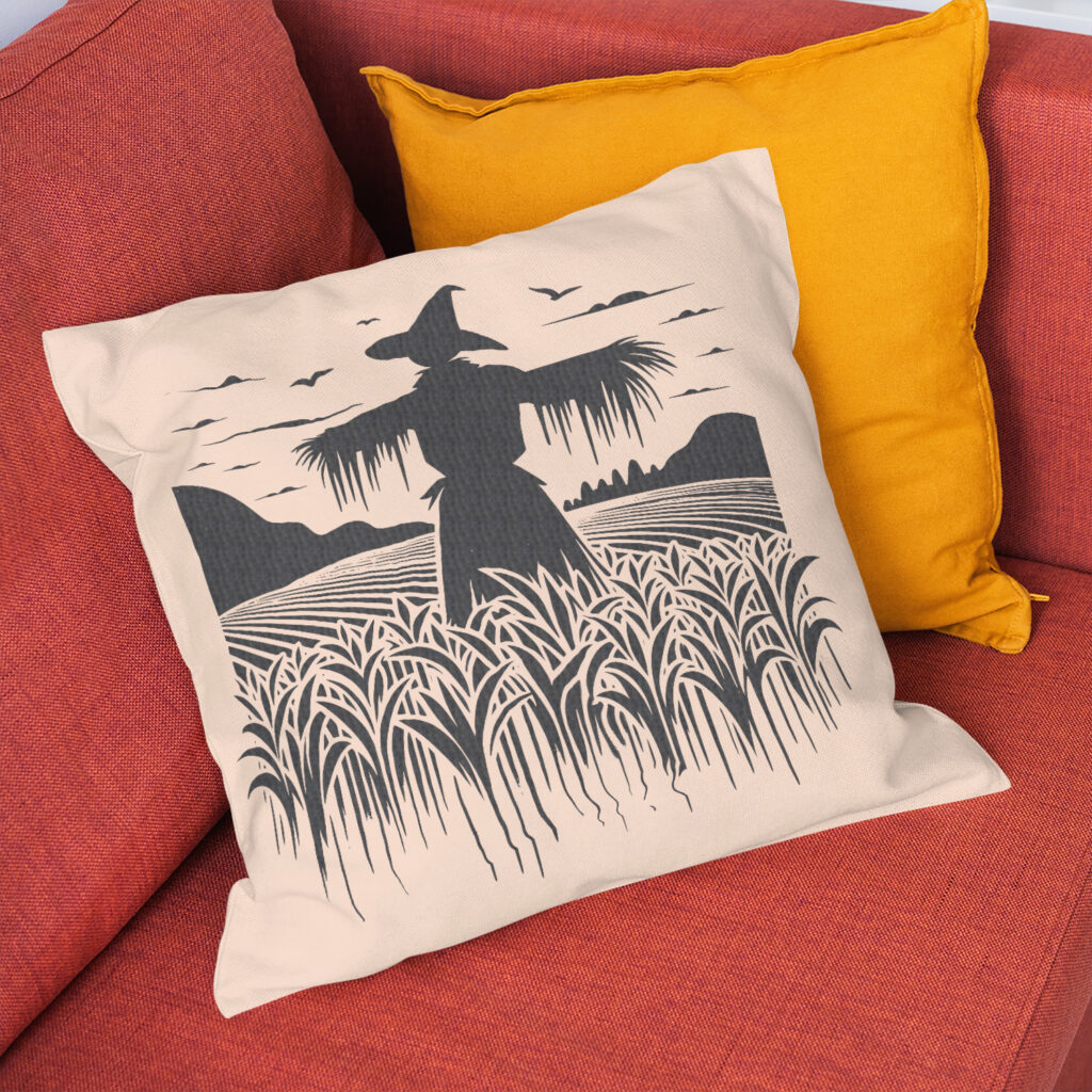 Scarecrow Solitude SVG File for Cricut, Silhouette, Laser Machines