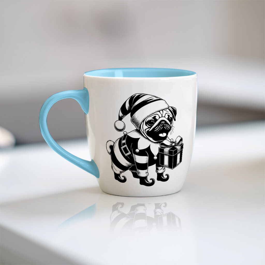 Present Elf Pug – Creative Meadow