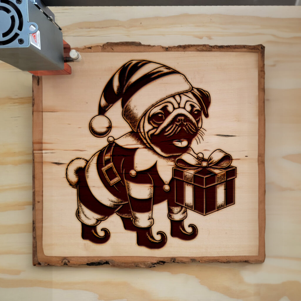 Present Elf Pug – Creative Meadow