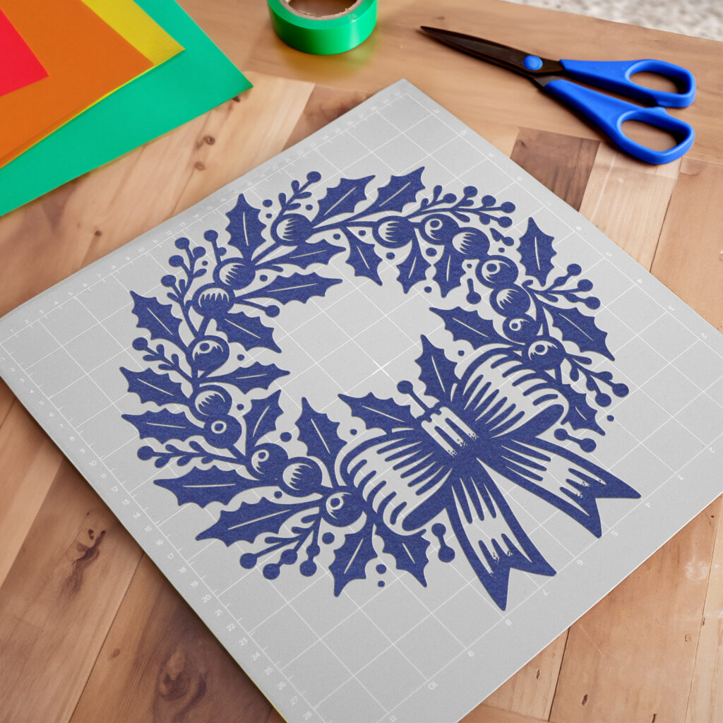 Holly Christmas Wreath – Creative Meadow