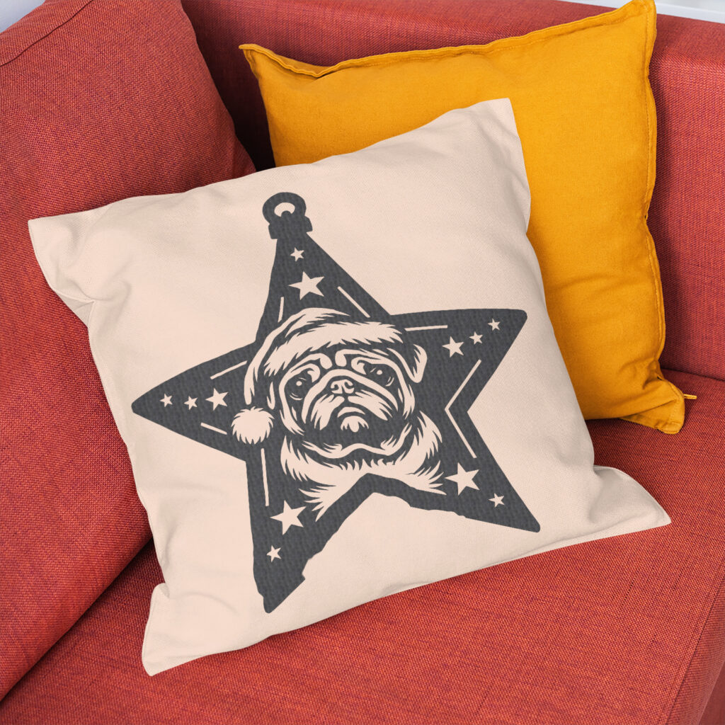 Santa Pug Star – Creative Meadow