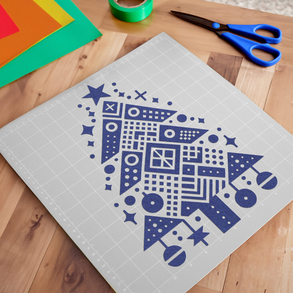 Geometric Christmas Tree – Creative Meadow