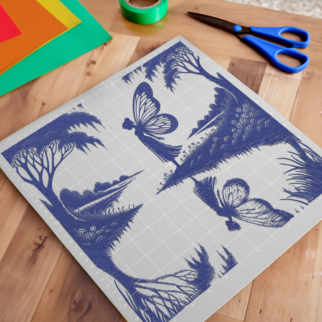 Fairy Reflection SVG: Instant Download for Cricut, Silhouette, Laser ...