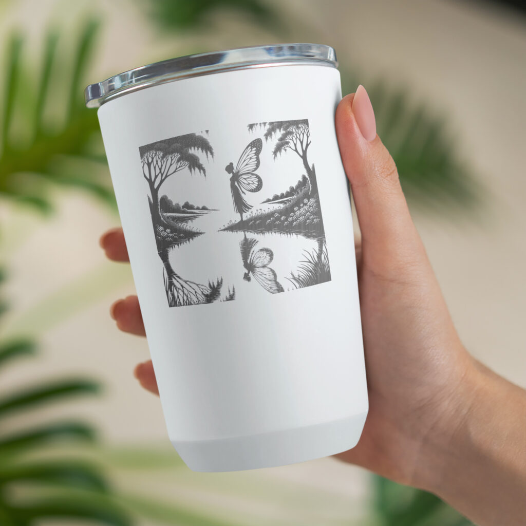 Fairy Reflection SVG: Instant Download for Cricut, Silhouette, Laser ...