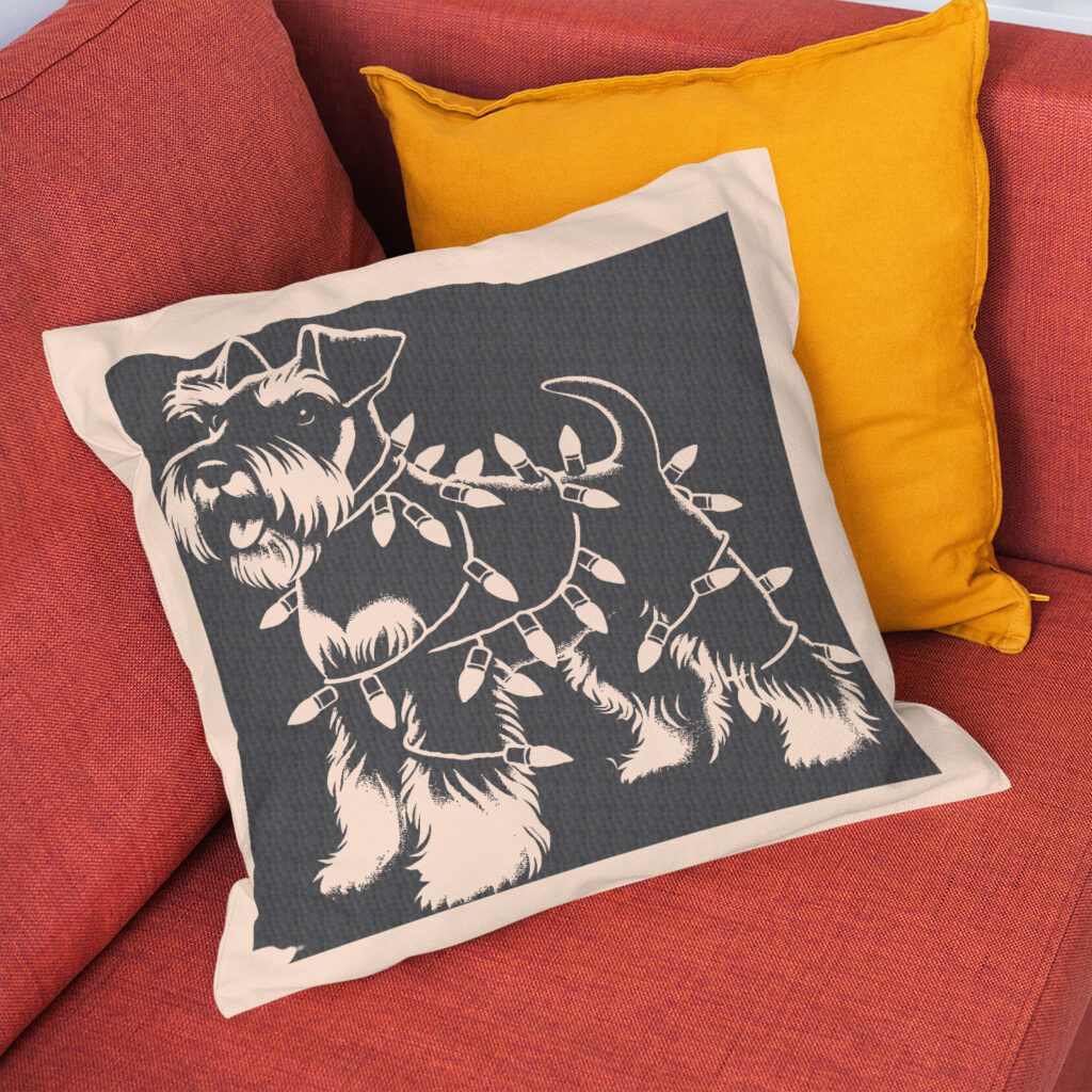 Schnauzer Christmas Lights – Creative Meadow
