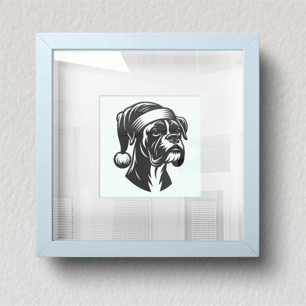 Santa Boxer Pup – Creative Meadow