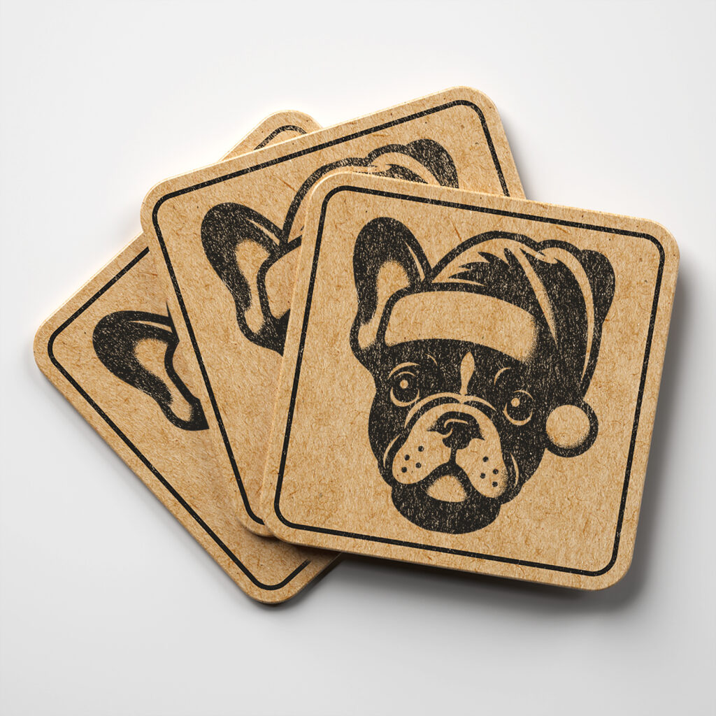 Santa Hat Bulldog – Creative Meadow