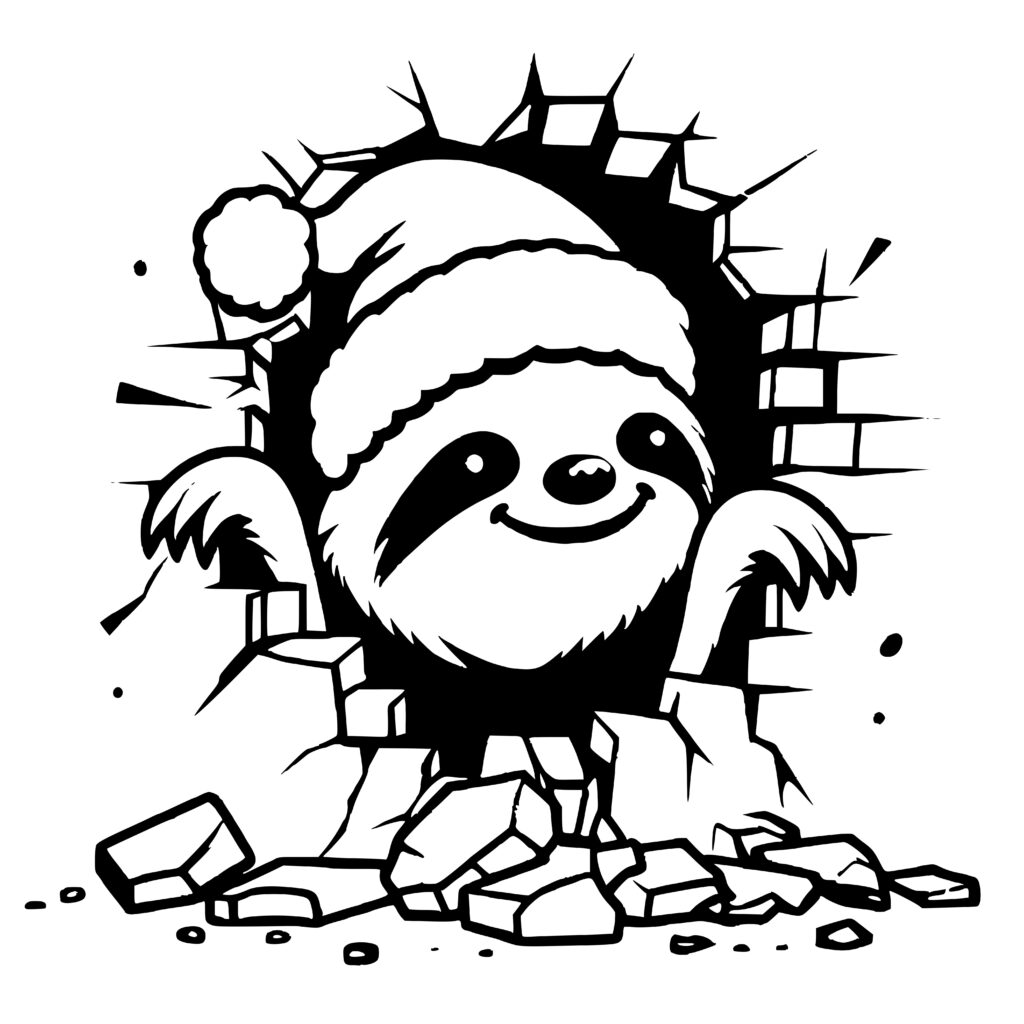 Sloth Christmas Breakout – Creative Meadow