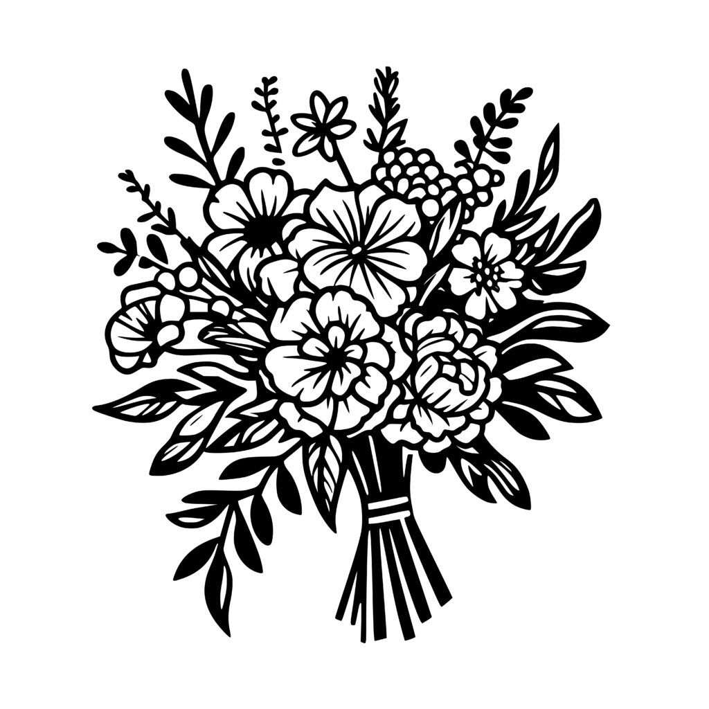 Floral Harmony SVG File: Instant Download for Cricut, Silhouette, Laser Machines