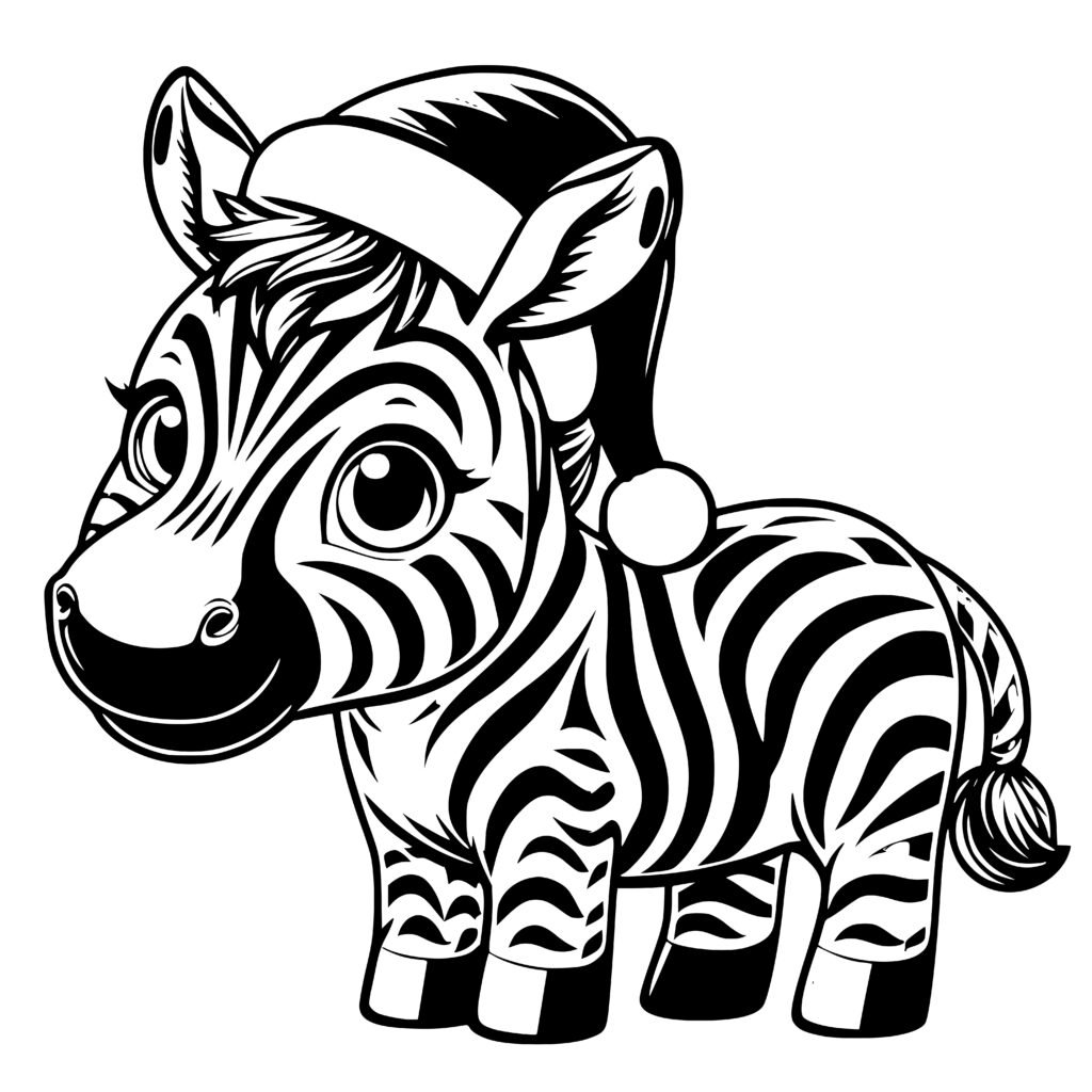 Christmas Zebra – Creative Meadow