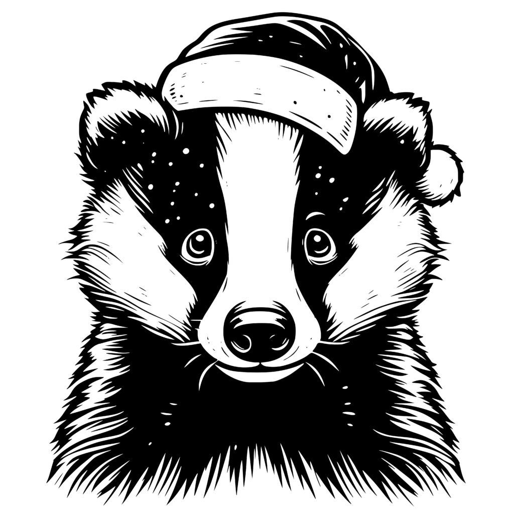 Santa Badger – Creative Meadow