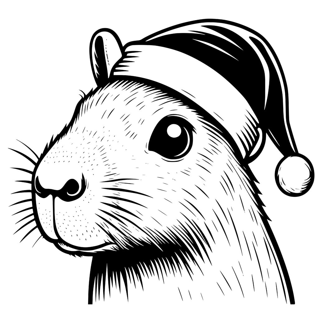Christmas Capybara – Creative Meadow