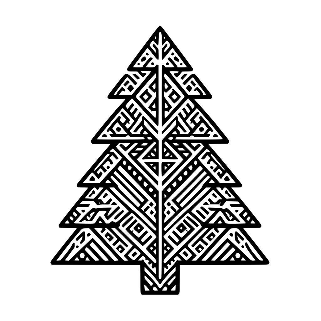 Geometric Fir Tree – Creative Meadow