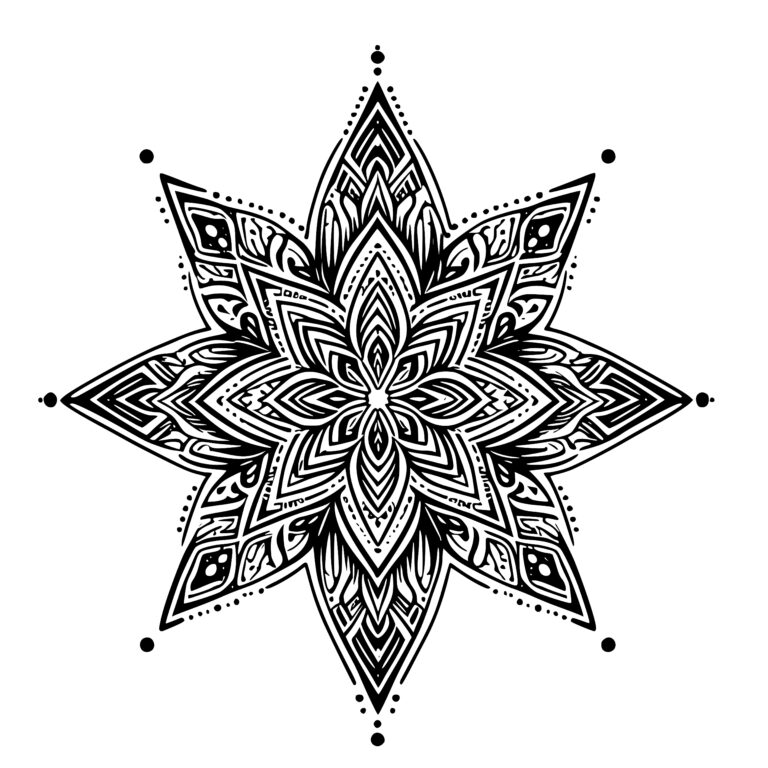 Intricate Star Mandala – Creative Meadow