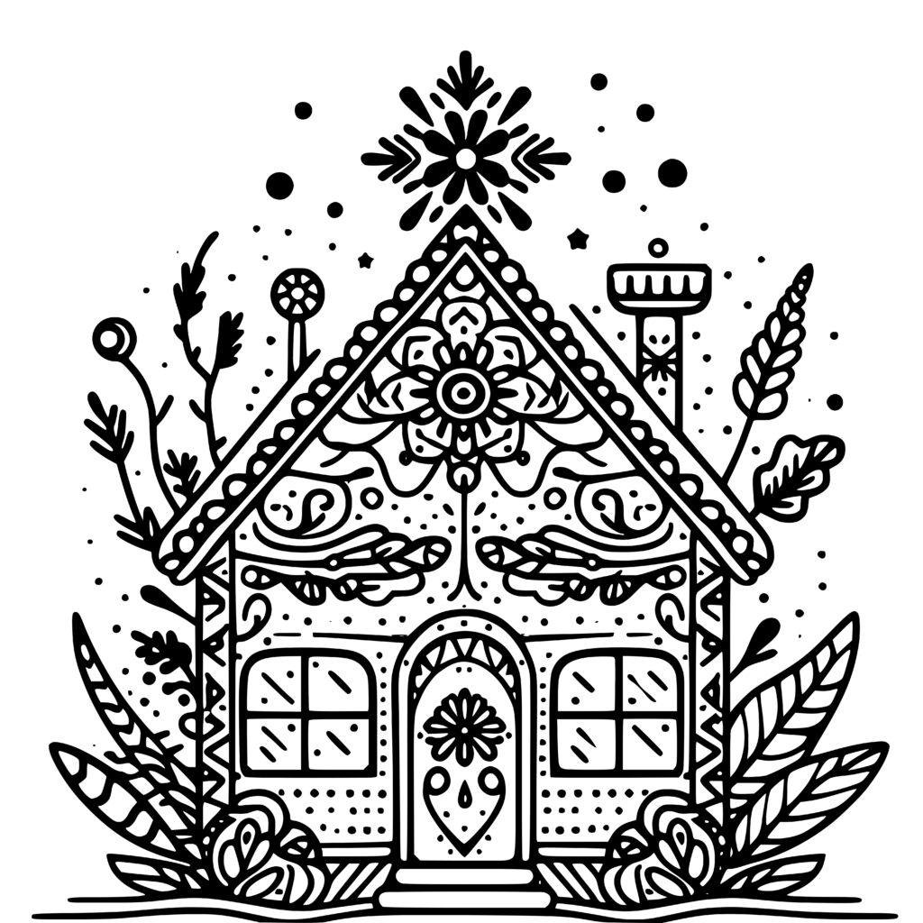 Gingerbread House Snowflake – Creative Meadow