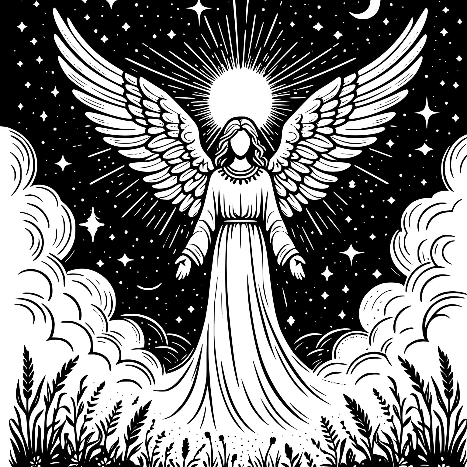 Starry Night Angel – Creative Meadow
