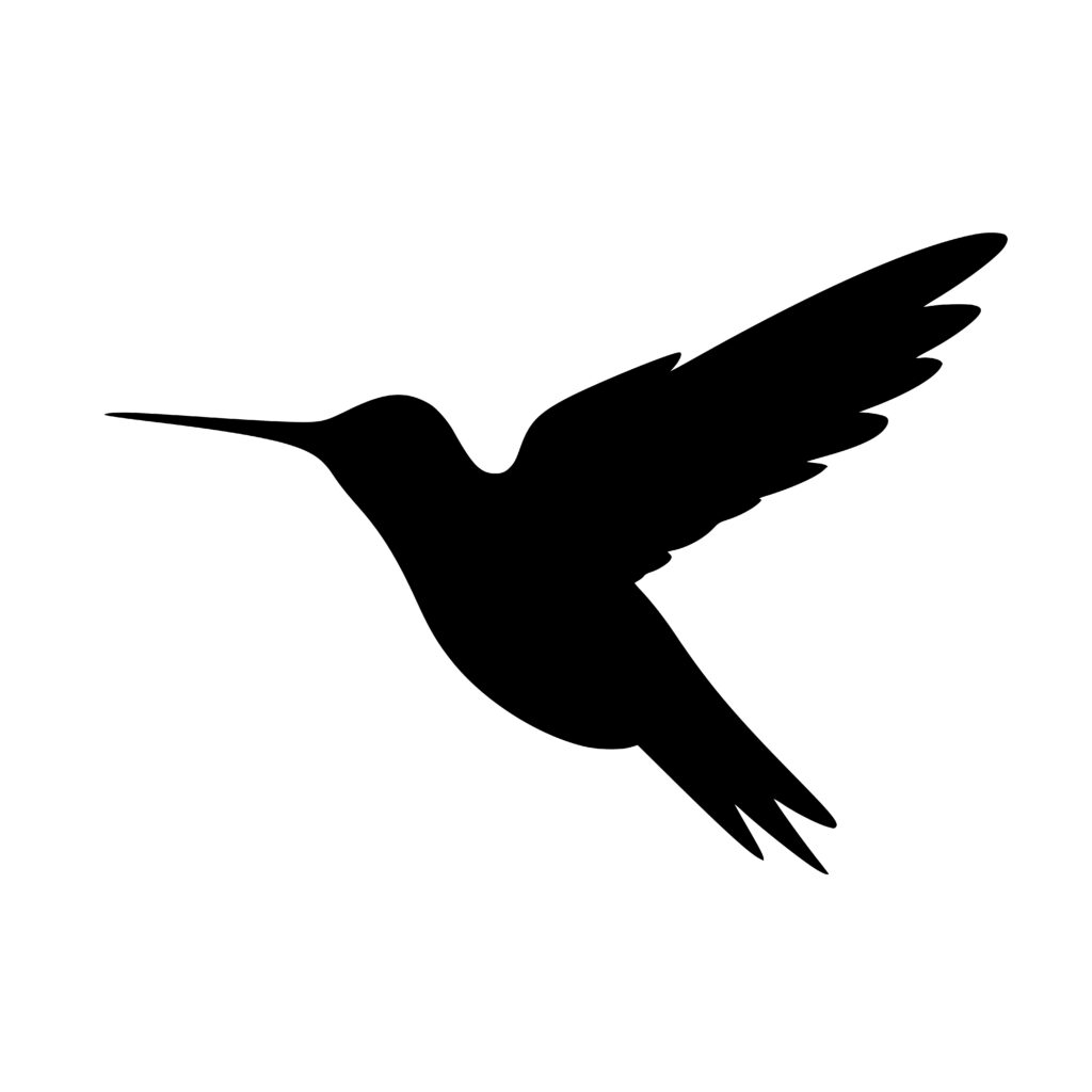 Graceful Hummingbird Design for Cricut, Silhouette, and Laser Machines