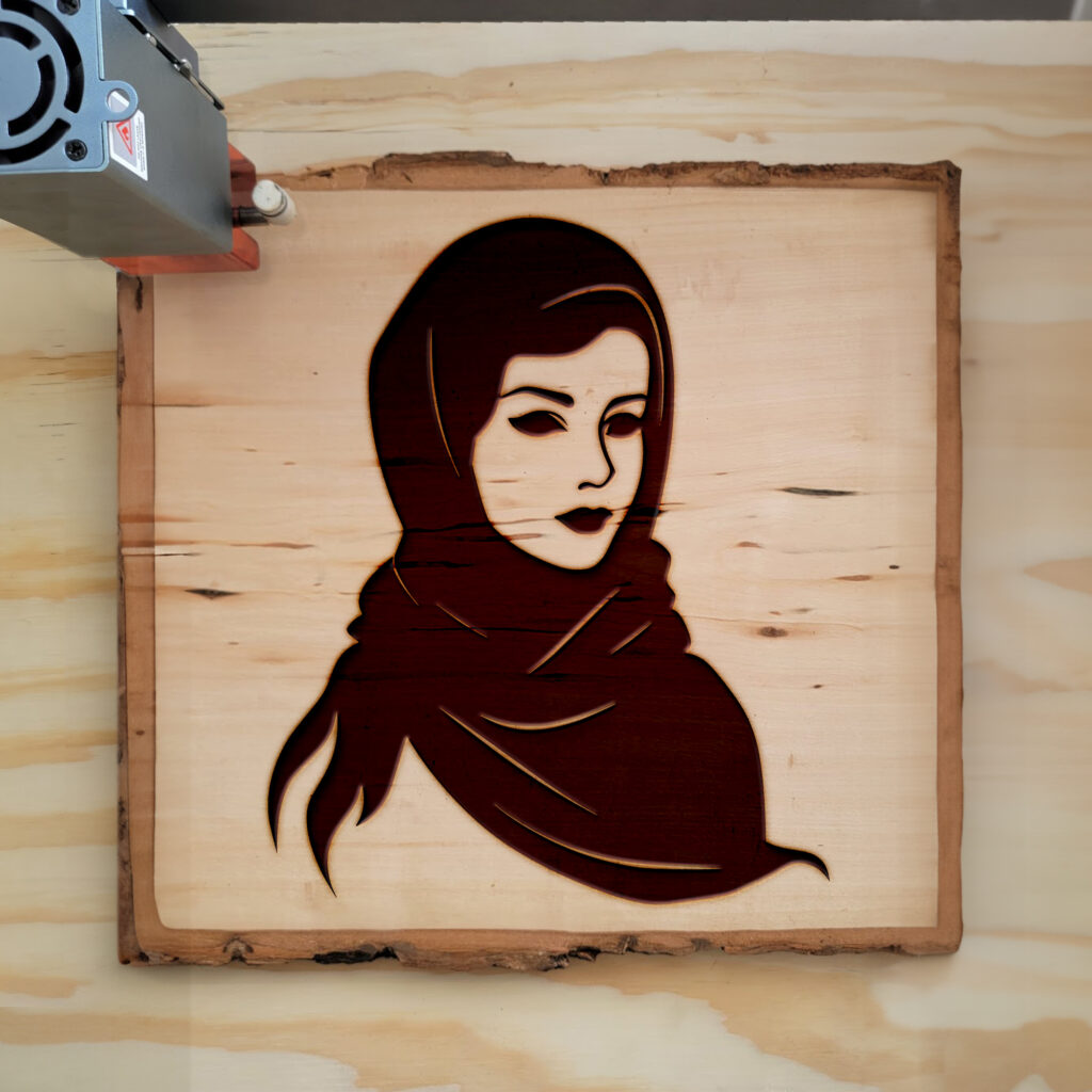 Scarf-clad Woman – Creative Meadow