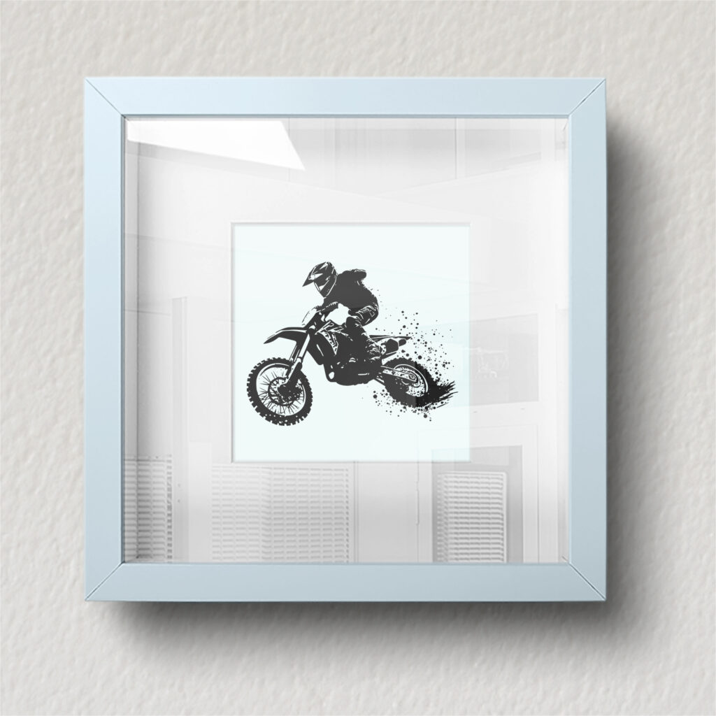 Motocross Racing Excitement SVG File for Cricut and Silhouette