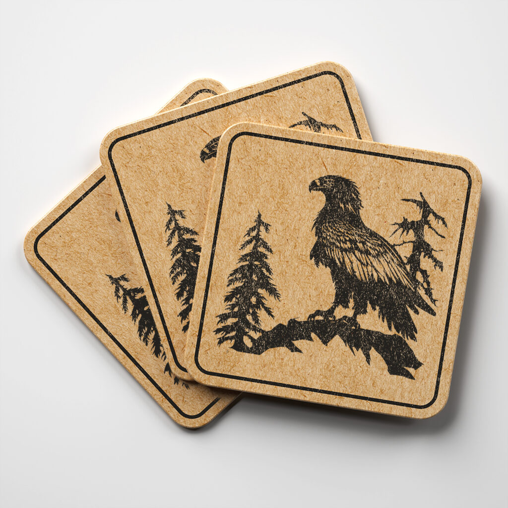Eagle Sitting on Rock – Creative Meadow
