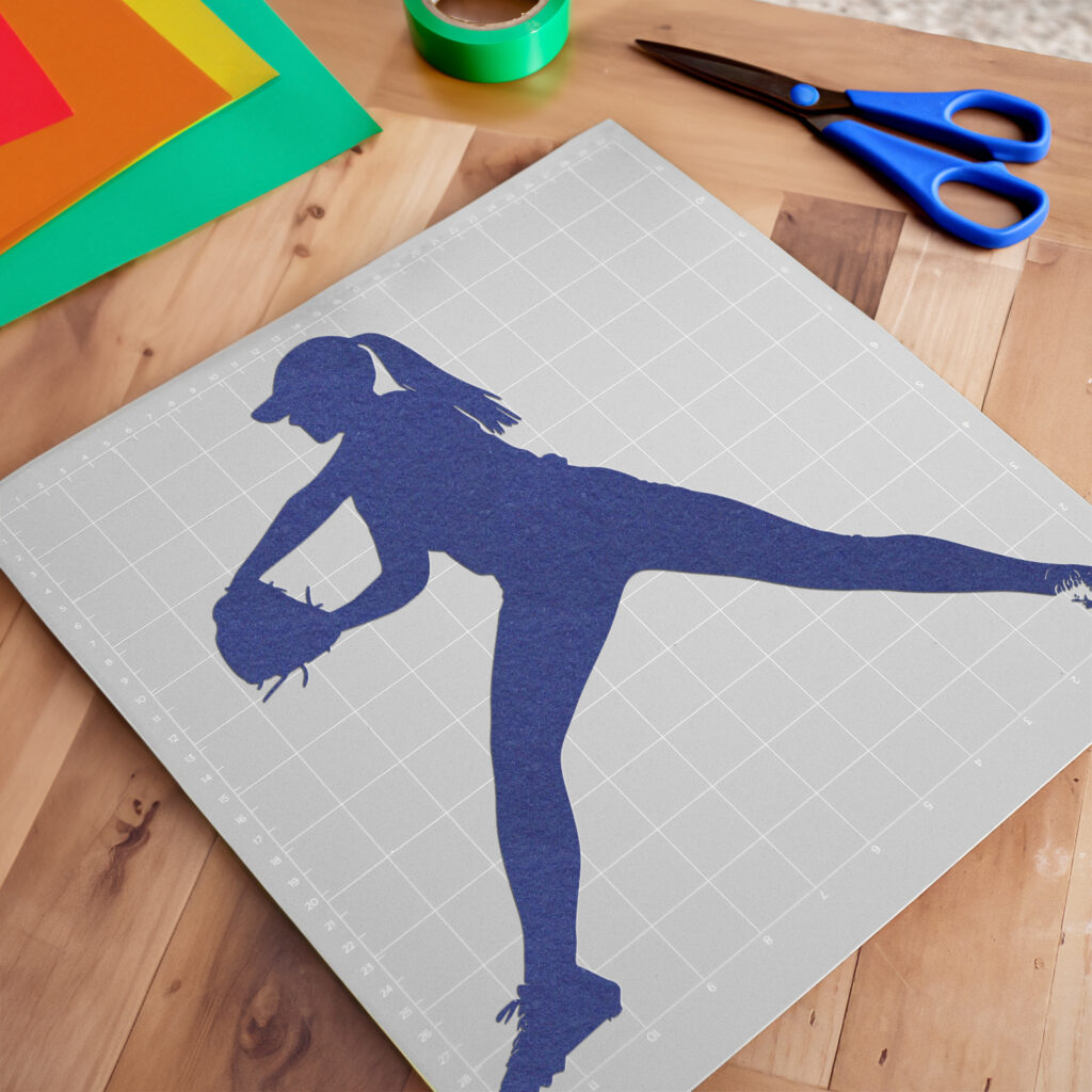 Softball Pitcher Silhouette – Creative Meadow