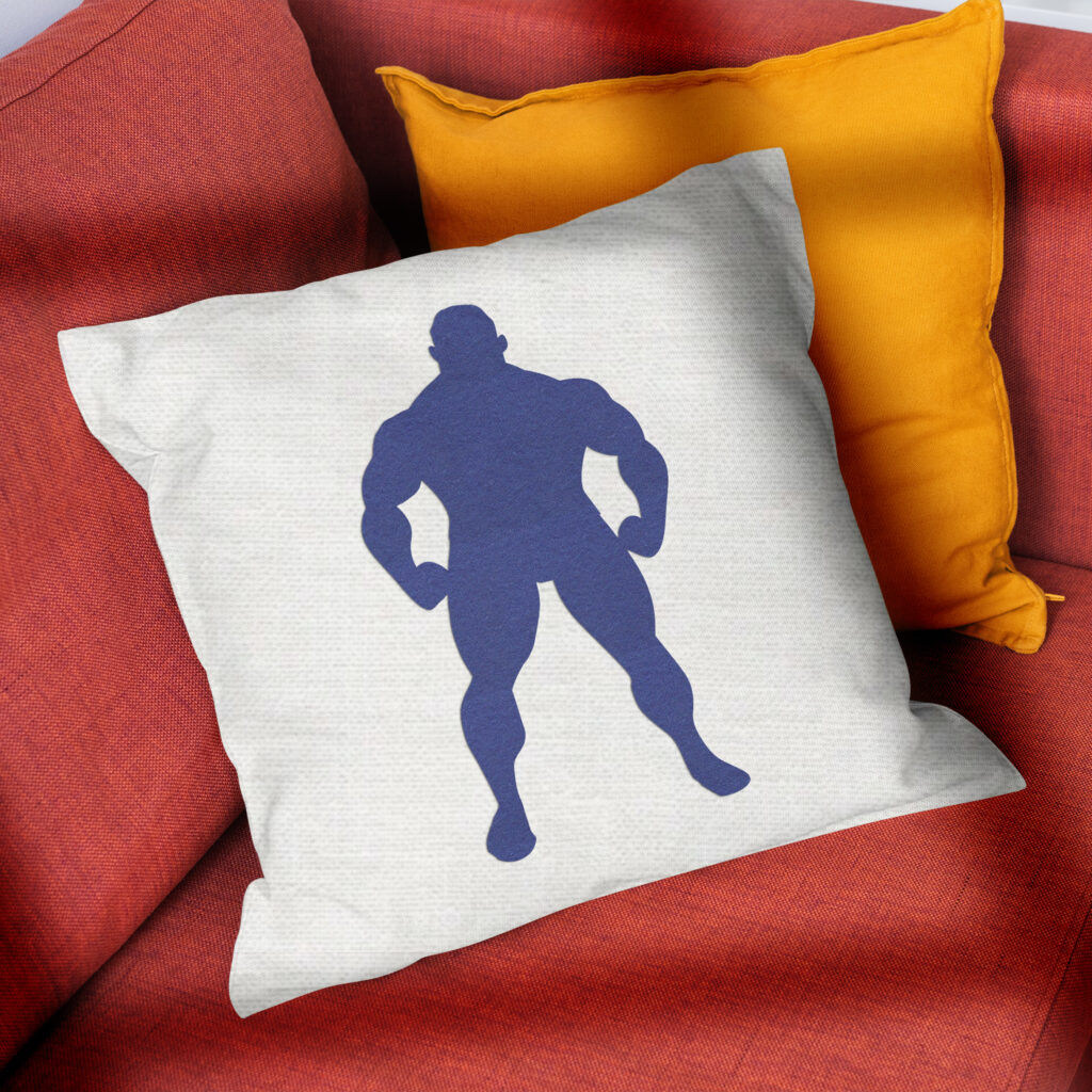 Wrestler Flexing SVG File for Cricut, Silhouette, Laser Machines