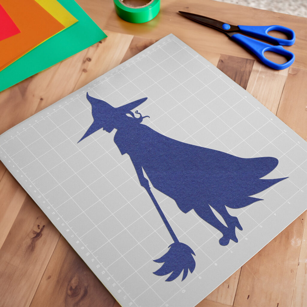 Witch Sweeping with Broom – Creative Meadow