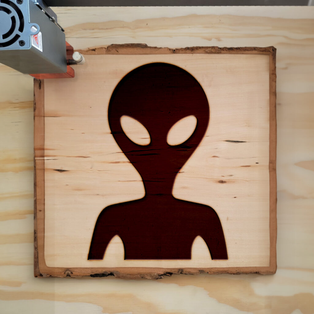 Alien Silhouette – Creative Meadow