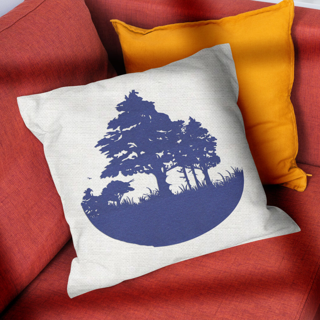 Nature-inspired Tree in Valley SVG File for Cricut, Silhouette, Laser ...