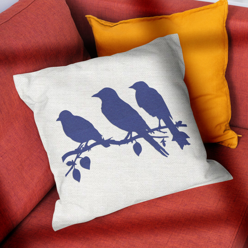 Three Birds on Branch – Creative Meadow