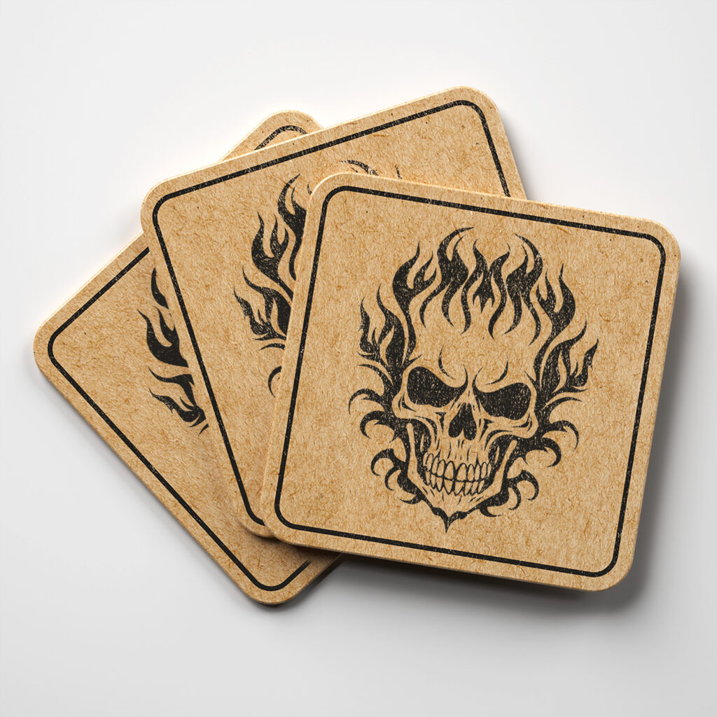 Skull with Flames – Creative Meadow