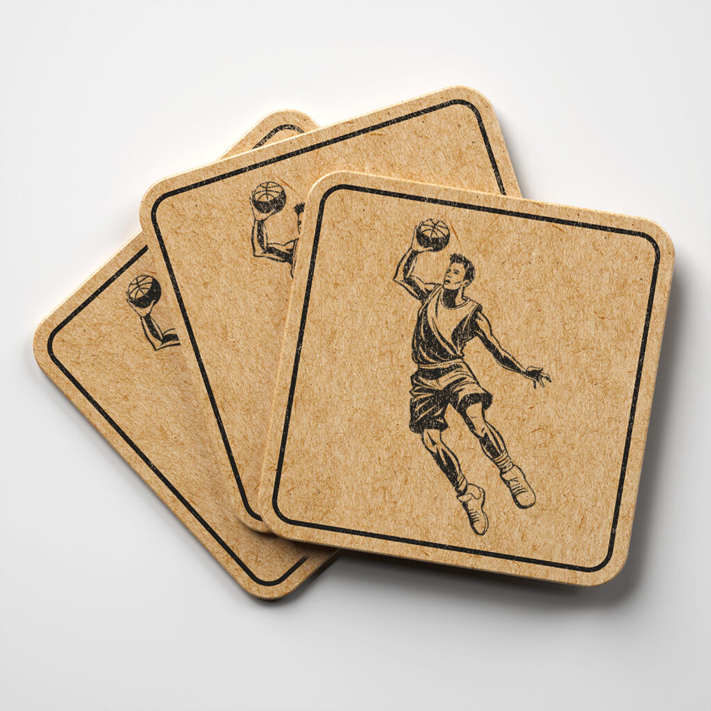 Player Going for the Dunk SVG Image for Cricut, Silhouette, Laser Machines