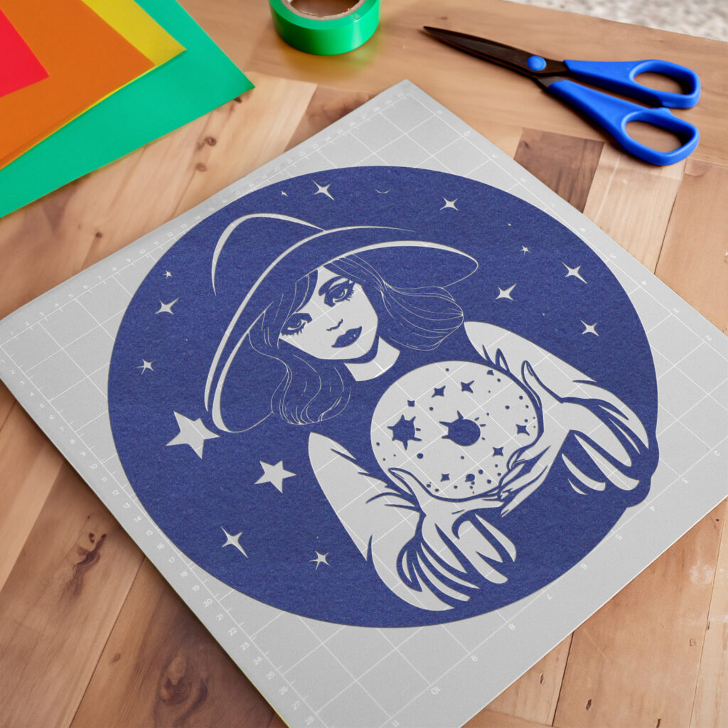 Witch with Crystal Ball – Creative Meadow