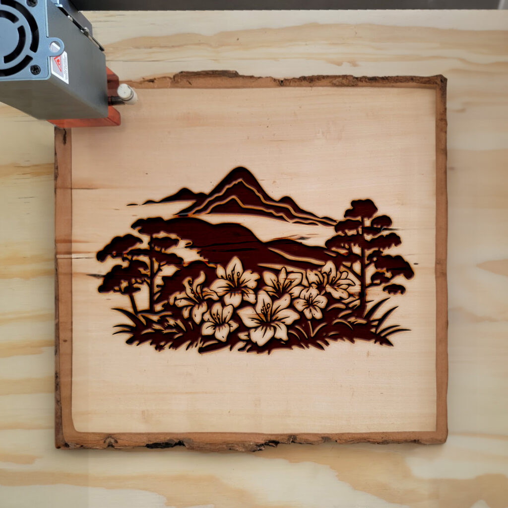 Mountain Garden with Flowers – Creative Meadow