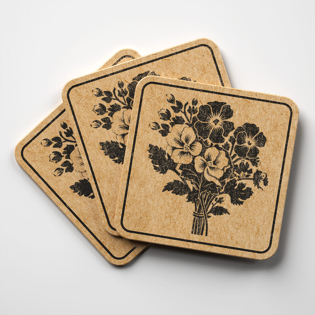 Bouquet of Geraniums: SVG File for Cricut, Silhouette, Laser Machines