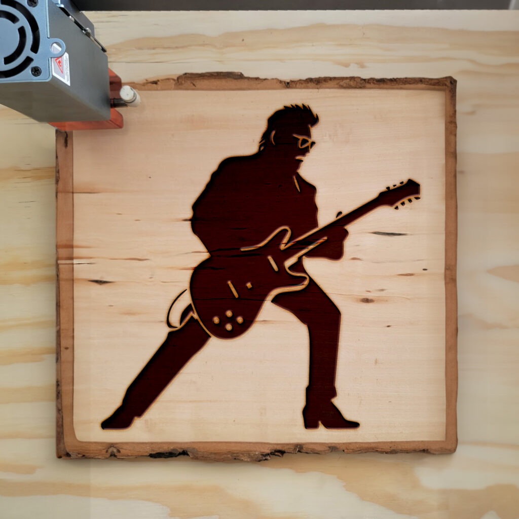 Rock-n-roll Man Playing Guitar – Creative Meadow
